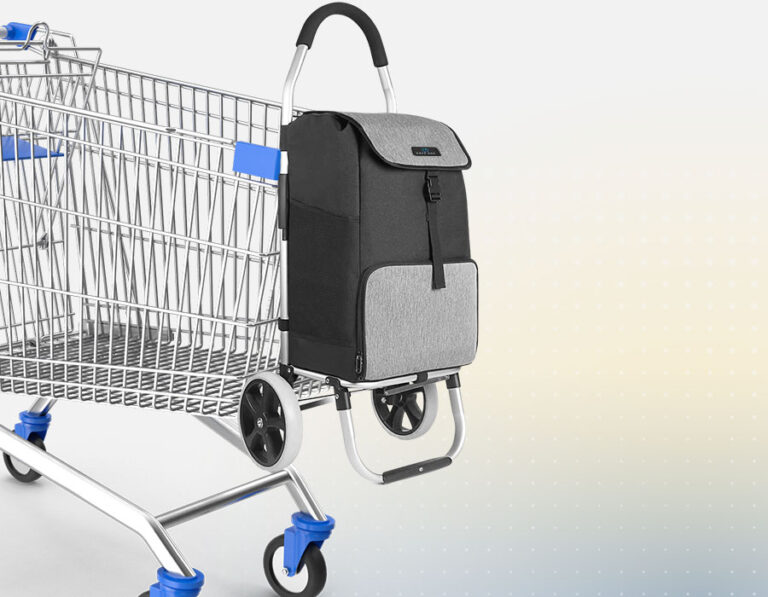 Boodschappentrolley Safe Age® met koelvak, steekwagen functie, 45L ...